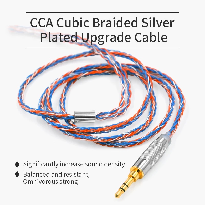Cáp CCA Cubic Braided wire - SLaudio - TAI NGHE VIỆT Headphone Store