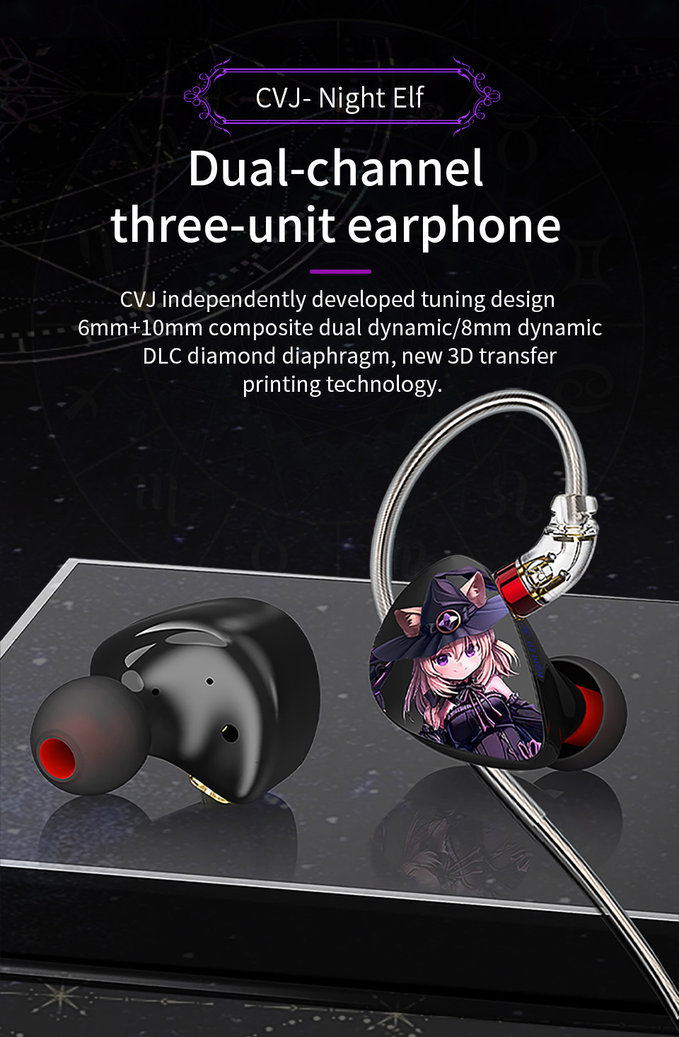 CVJ Night Elf - SLaudio - TAI NGHE VIỆT Headphone Store
