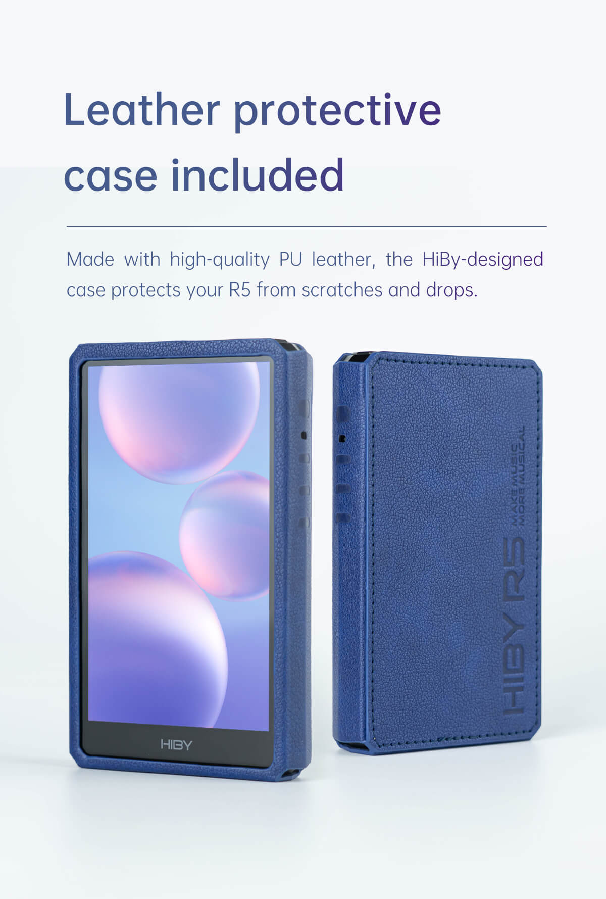 Bao da HiBy R5 gen 2 - SLaudio - TAI NGHE VIỆT Headphone Store