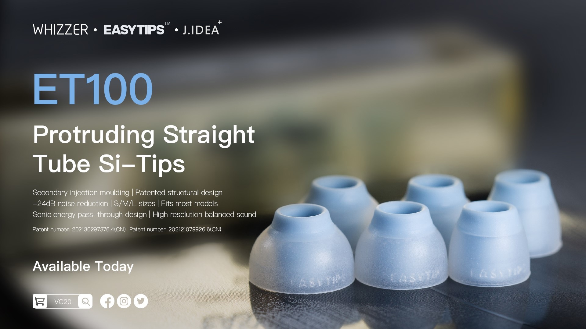 Whizzer ET100 - SLaudio - TAI NGHE VIỆT Headphone Store