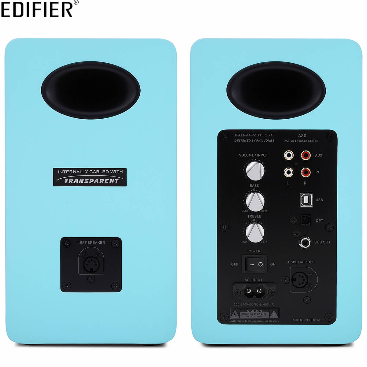 Edifier Airpulse A80 Blue - SLaudio - TAI NGHE VIỆT Headphone Store