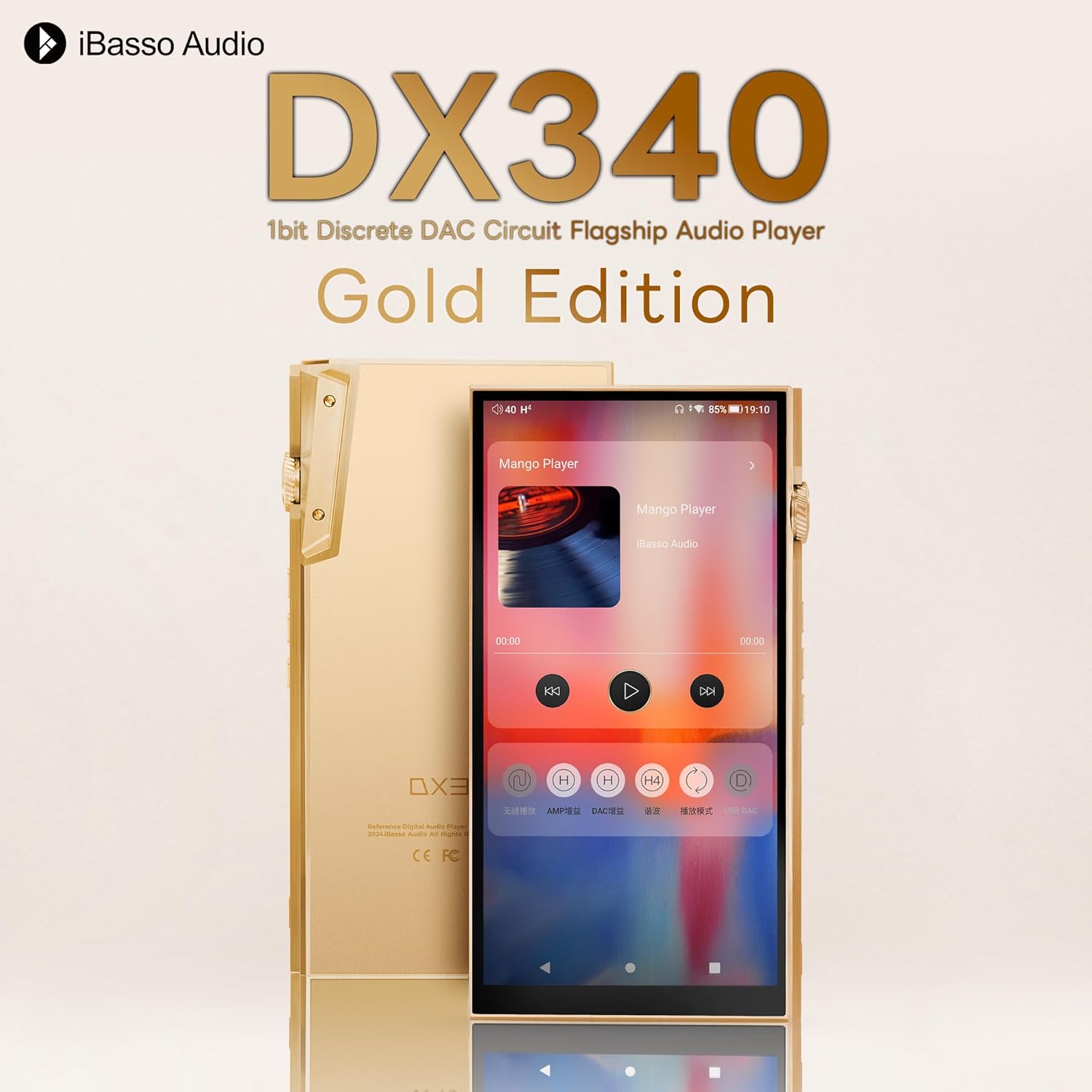 iBasso DX340 Gold - SLaudio - TAI NGHE VIỆT Headphone Store