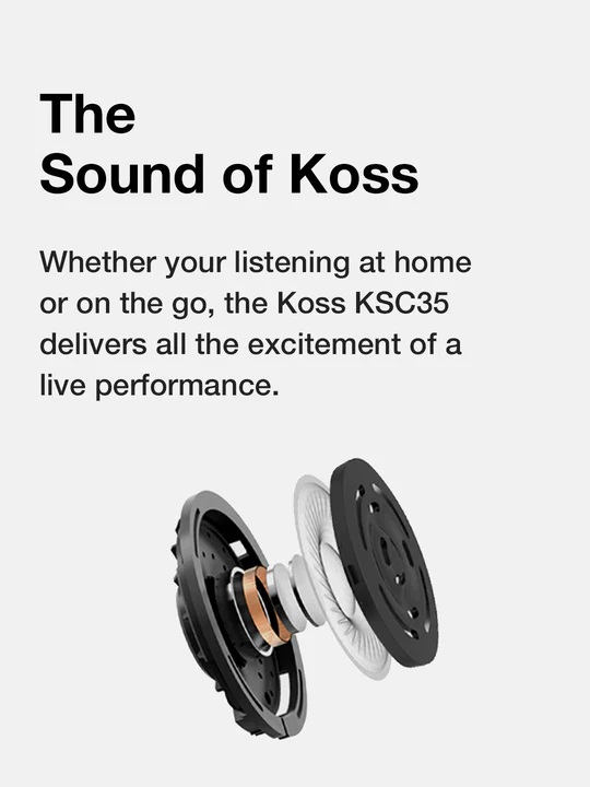 Koss KSC35 - SLaudio - TAI NGHE VIỆT Headphone Store