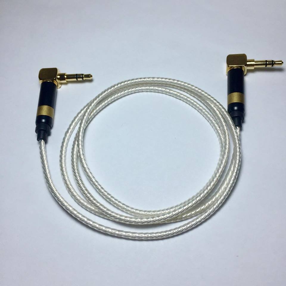 Cáp Bạc Line Out AUX - SLaudio - TAI NGHE VIỆT Headphone Store