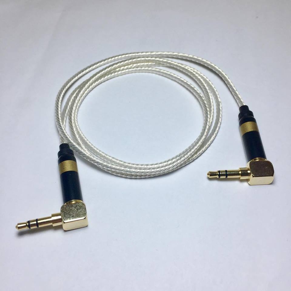 Cáp Bạc Line Out AUX - SLaudio - TAI NGHE VIỆT Headphone Store