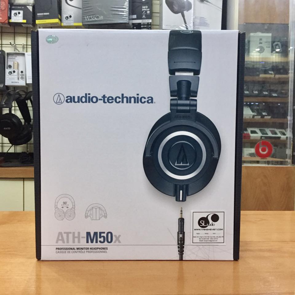 Audio Technica ATH M50X - SLaudio - TAI NGHE VIỆT Headphone Store